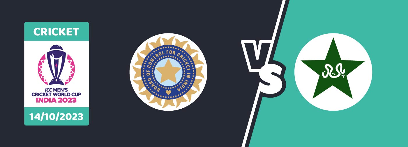 IND vs PAK 2023 Men's Cricket World Cup Prediction & Odds.